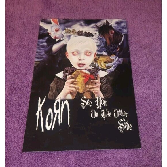 Other | Korn See You On The Other Side Promo Card | Poshmark